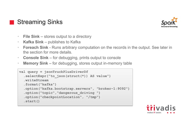 Spark (Structured) Streaming vs. Kafka Streams - two stream processing platforms compared | PPT