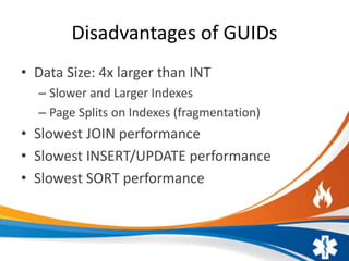 SQL Server GUIDS (Globally Unique Identifiers) | PPT
