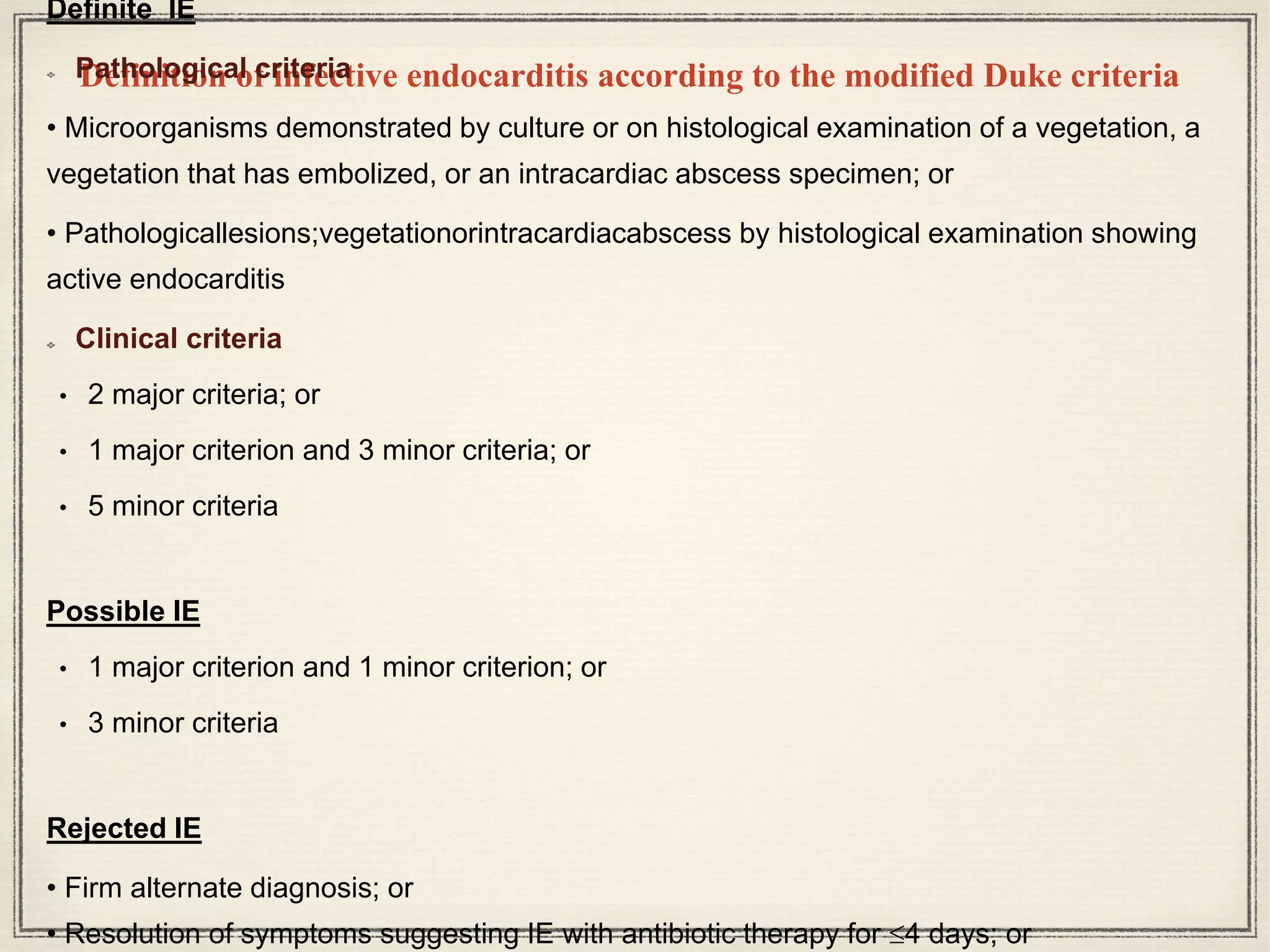 Guidelines of diagnosis, prevension and treatment of Infective ...