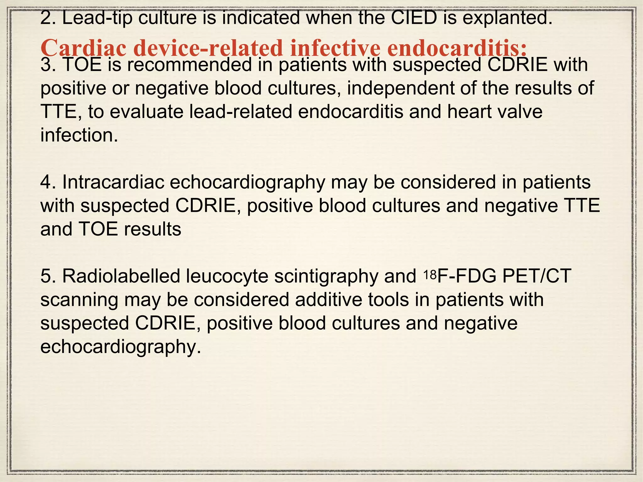 Guidelines of diagnosis, prevension and treatment of Infective ...