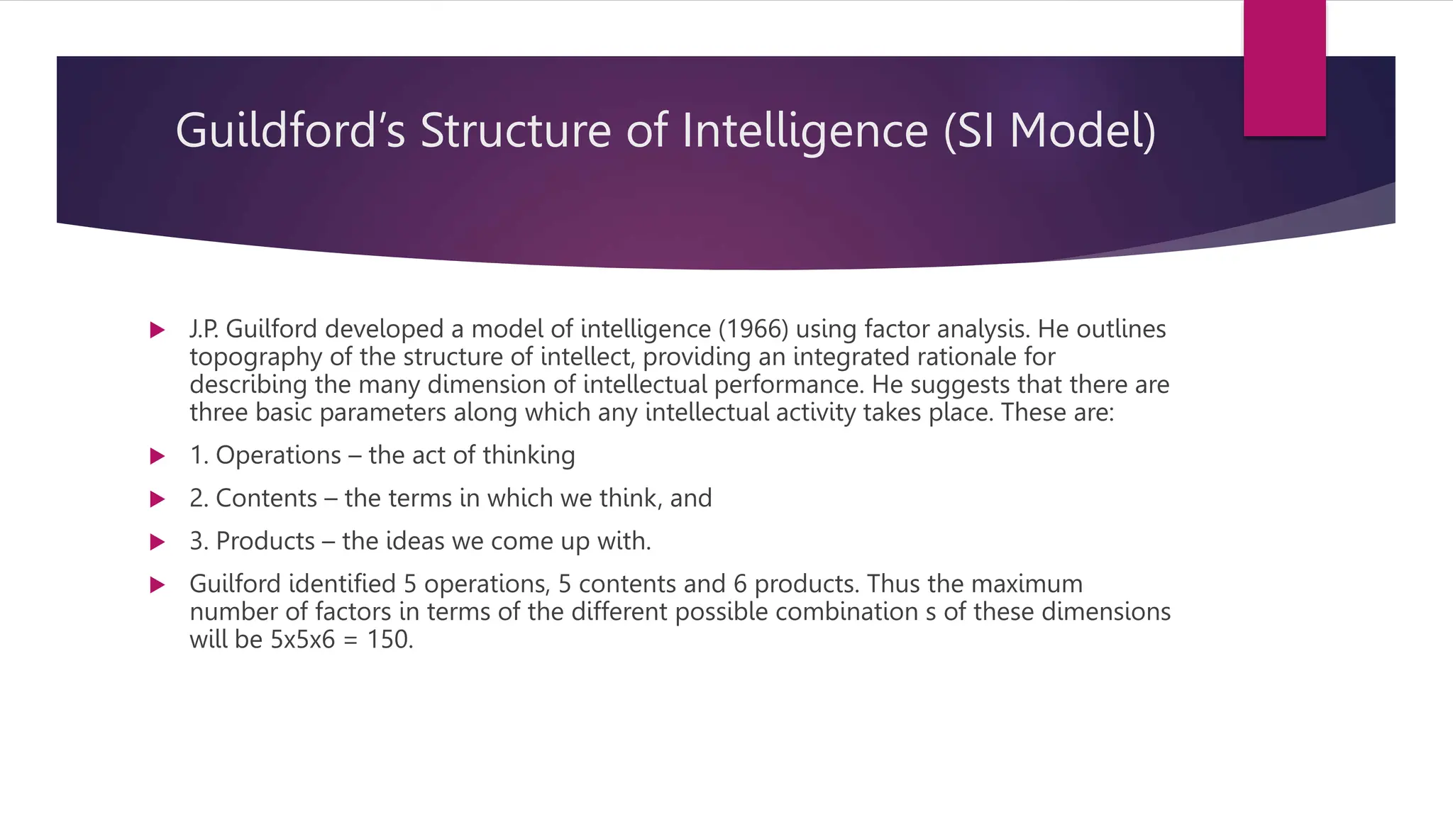 Guildford’s Structure of Intelligence (SI Model) .pptx