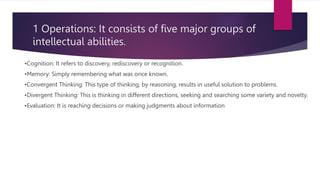 Guildford’s Structure of Intelligence (SI Model) .pptx