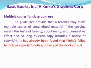 Agreement on Guidelines for Classroom Copying in Not-for-profit ...