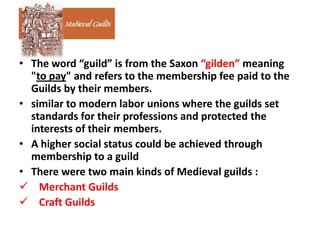 Craft Guilds