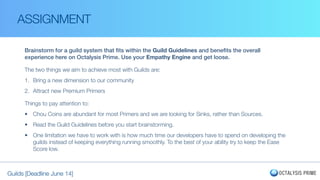 Guilds of Octalysis Prime | PPT