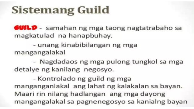 Guild System. guild system guild systempptx | PPTX