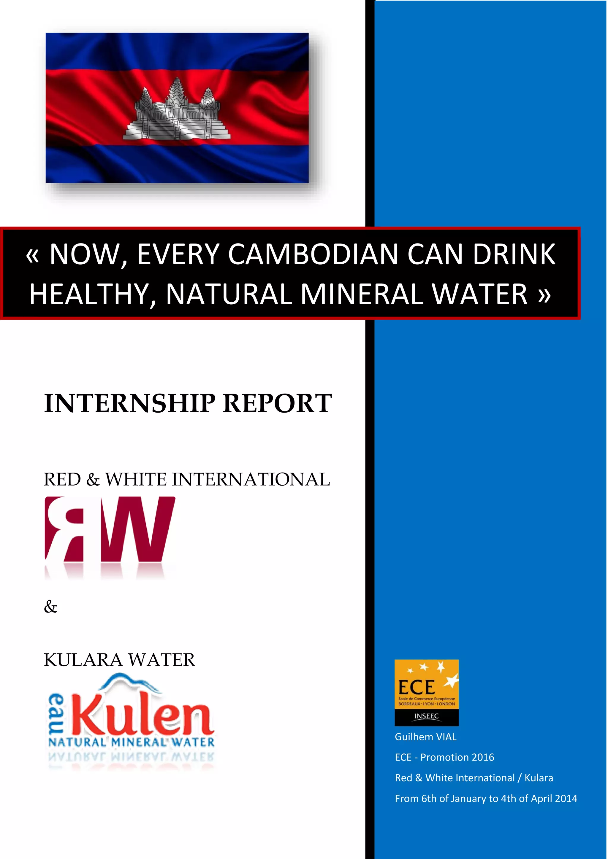 Kulen Mineral Water - NOW, EVERY CAMBODIAN CAN DRINK HEALTHY, NATURAL ...