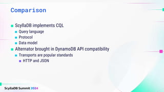 DynamoDB to ScyllaDB: Technical Comparison and the Path to Success | PPT