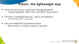 When kdump is way too much | PPT