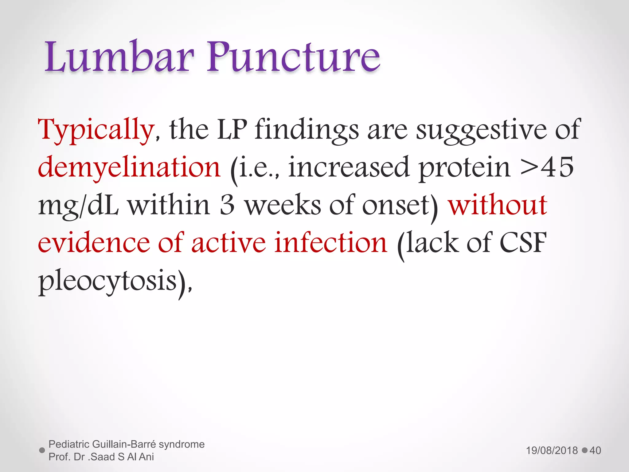 Guillain - Barré syndrome | PPTX