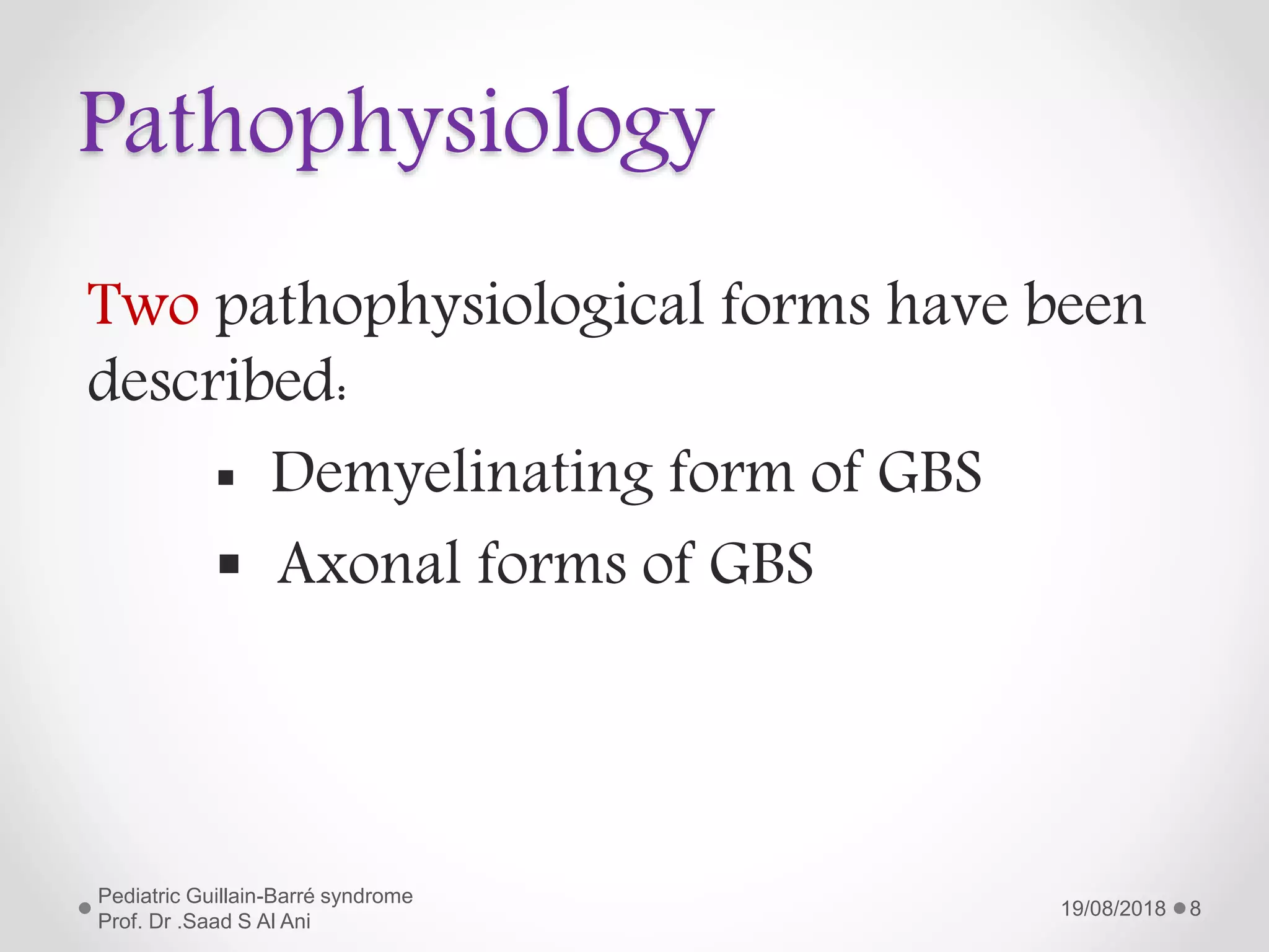 Guillain - Barré syndrome | PPTX