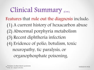 Guillain - Barré syndrome | PPTX