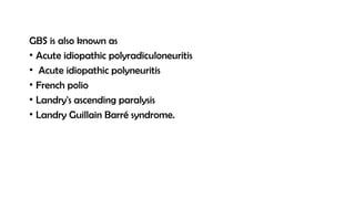 GUILLAIN-BARRE SYNDROME PPTpptx Msc NURSING | PPTX