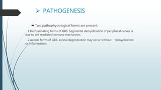 Guillain barré syndrome (GBS) | PPTX