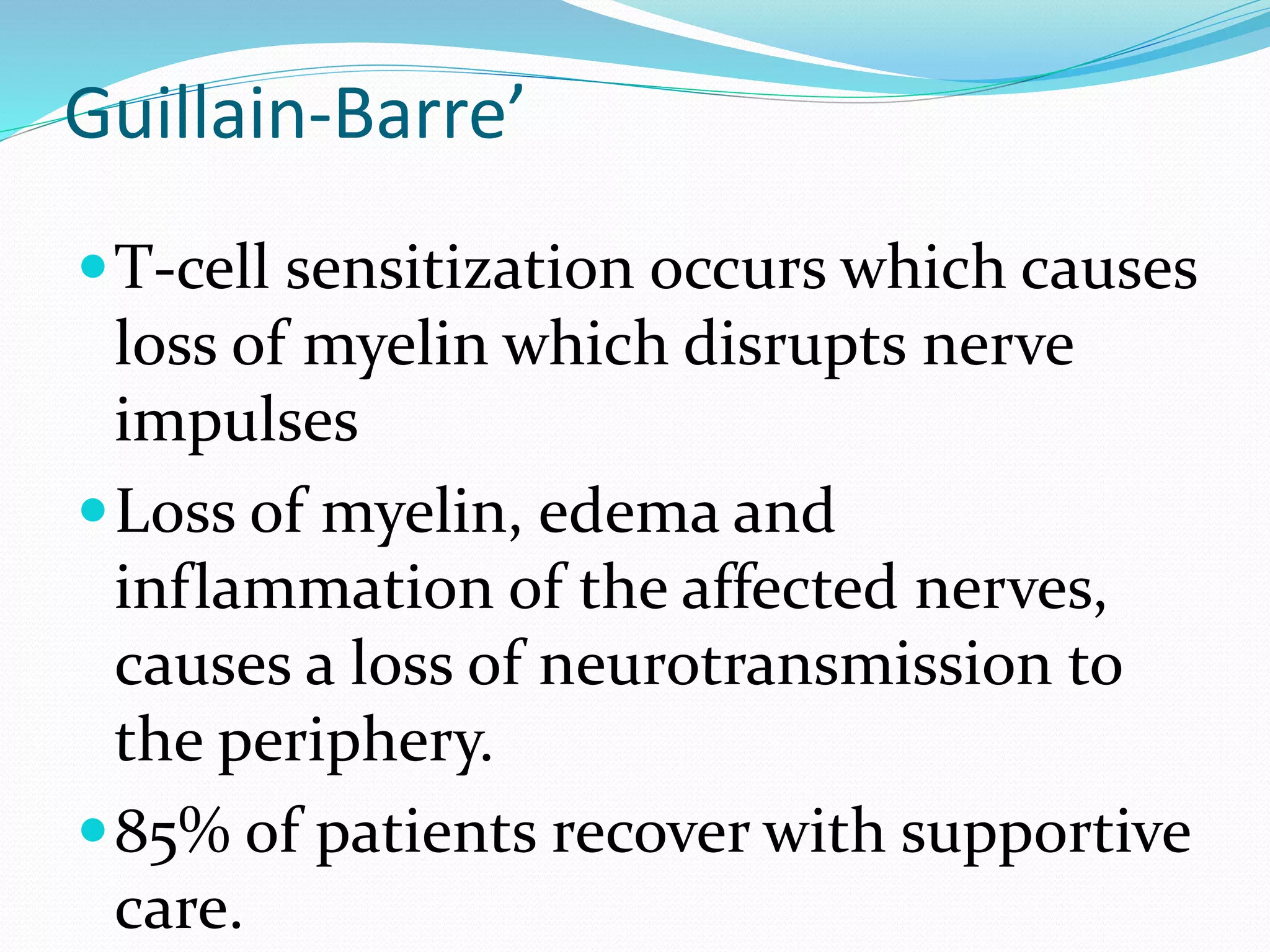 Guillain barré syndrome | PPTX