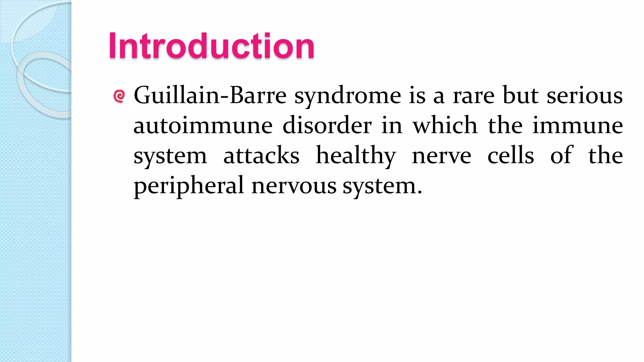 Guillain barré syndrome | PPTX