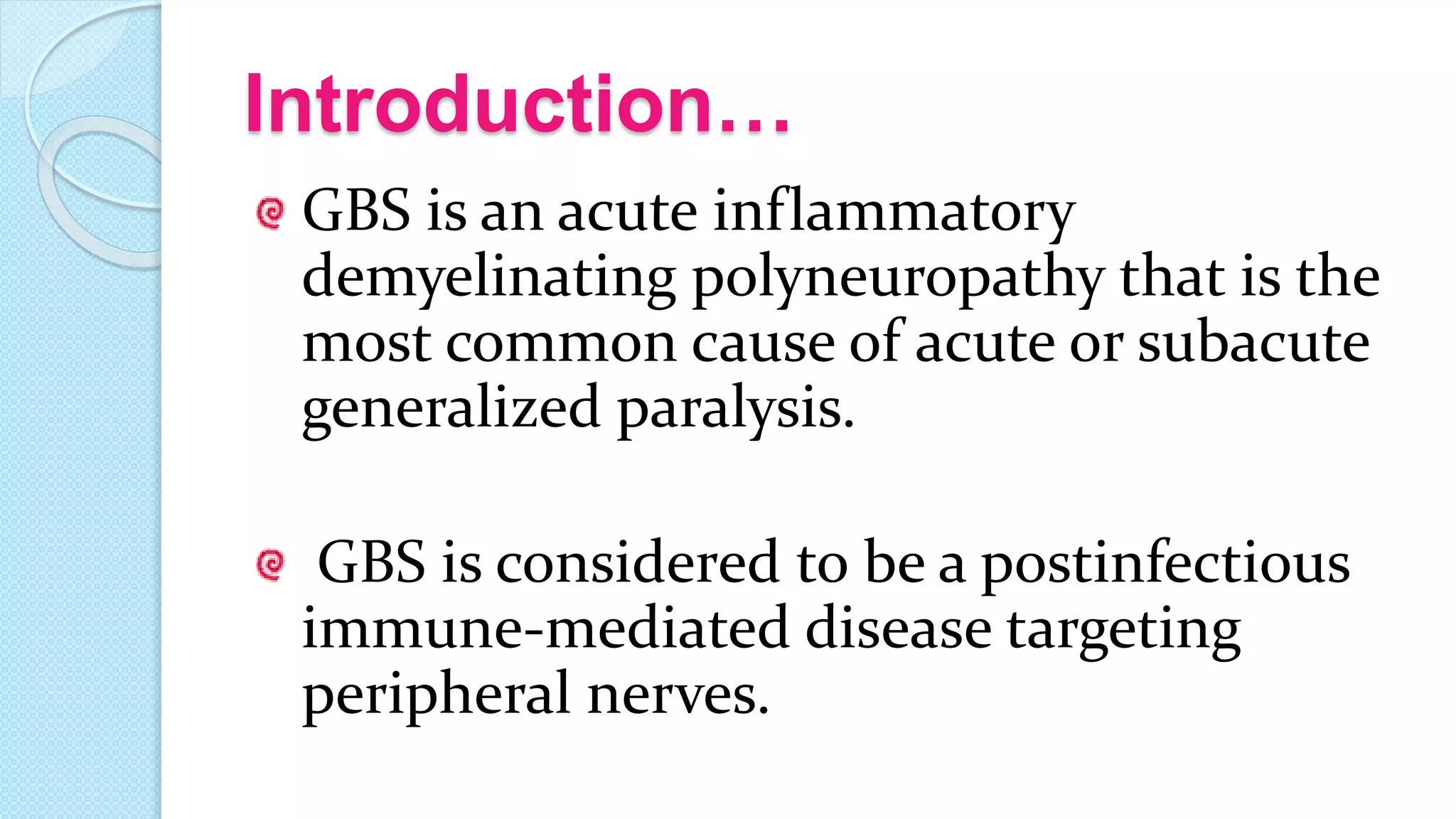 Guillain barré syndrome | PPTX