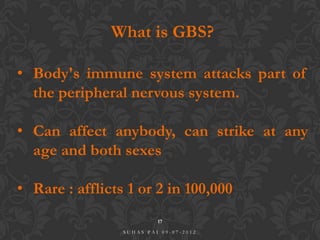 Guillain barre syndrome | PPTX