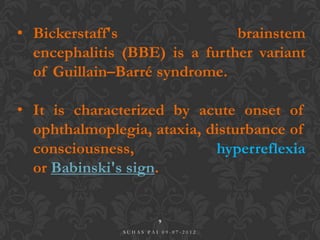 Guillain barre syndrome | PPTX