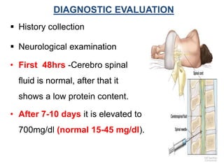 GUILLAIN BARRE SYNDROME(GBS) | PPTX