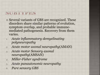 Guillain barre syndrome | PPT
