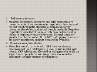 Guillain barre syndrome | PPT