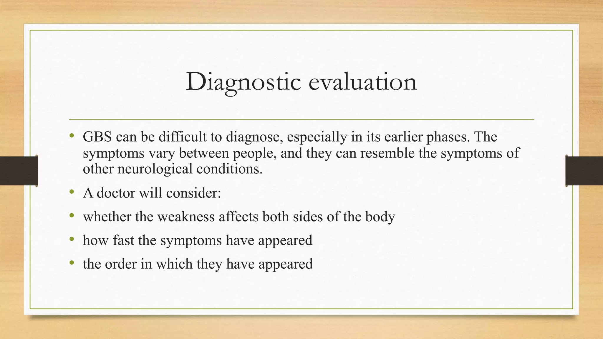 Guillain barre syndrome | PPTX