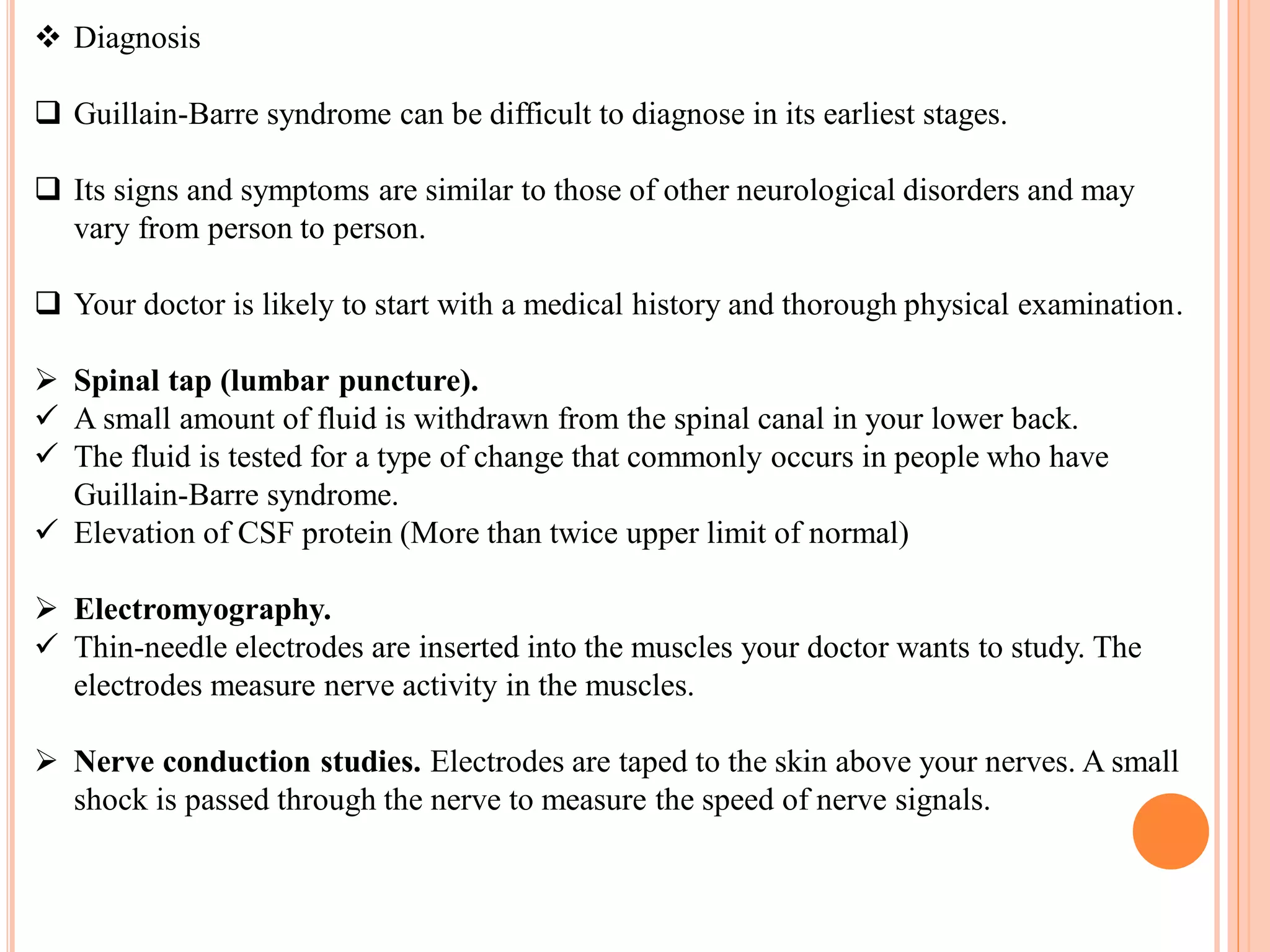 Guillain Barre Syndrome (GBS) | PDF