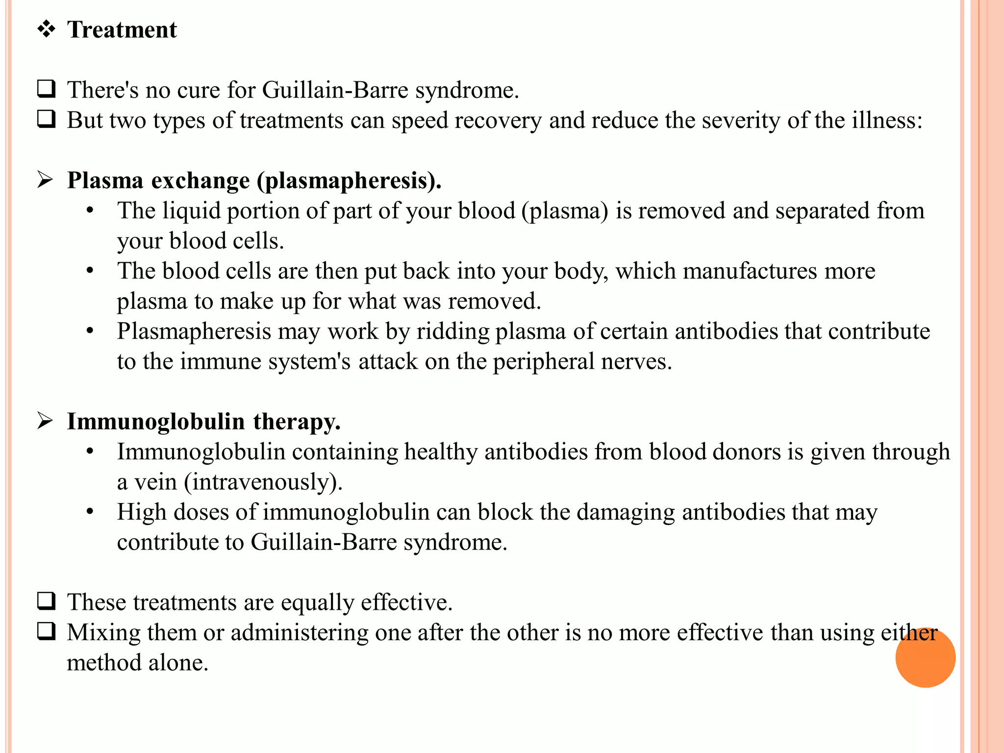 Guillain Barre Syndrome (GBS) | PDF
