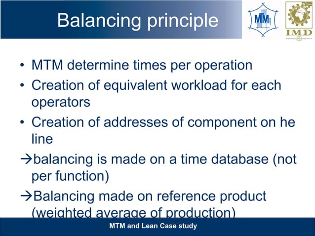 MTM & Lean Application Case Studies | PDF | Manufacturing Industry ...