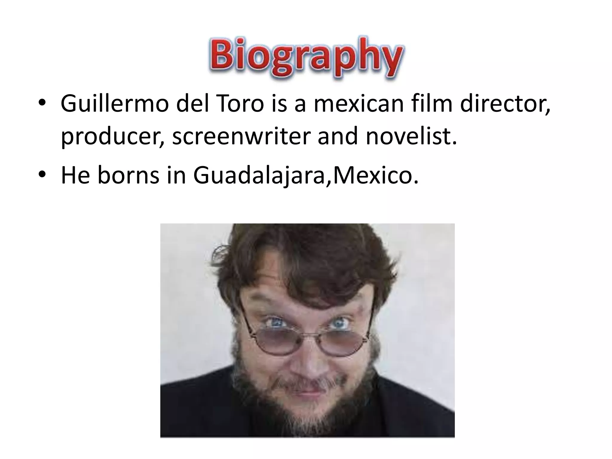 Guillermo del toro | PPT