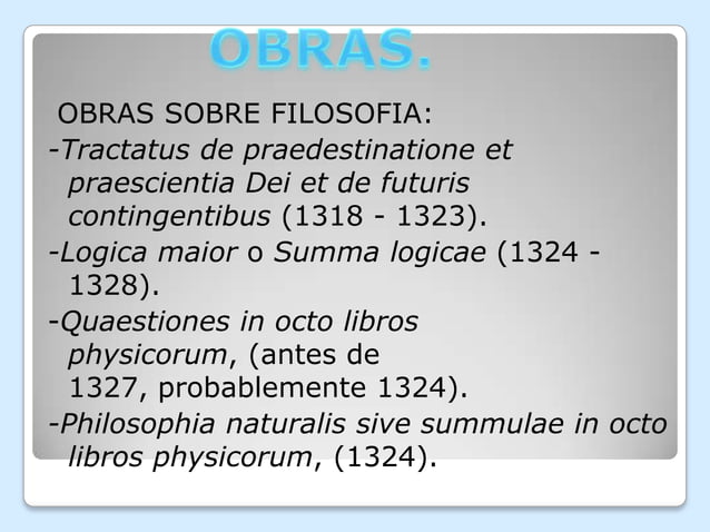 Guillermo De Ockham | PPT