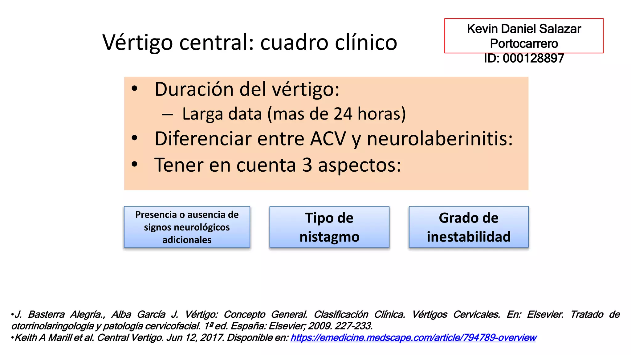 Guillermo fonseca sindrome vertiginoso | PPT