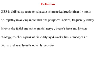 Guillian barre syndrome | PPTX