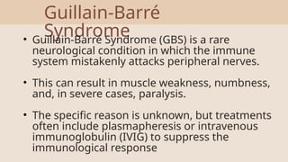 Guillian Barre Syndrome.pptx for college | PPTX