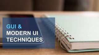 GUI & Modern UI Design | PPT