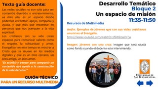 Guión tecnico para un recurso multimedia | PDF