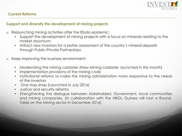 The Republic of Guinea Mining Overview | PDF | Commodities | Economy