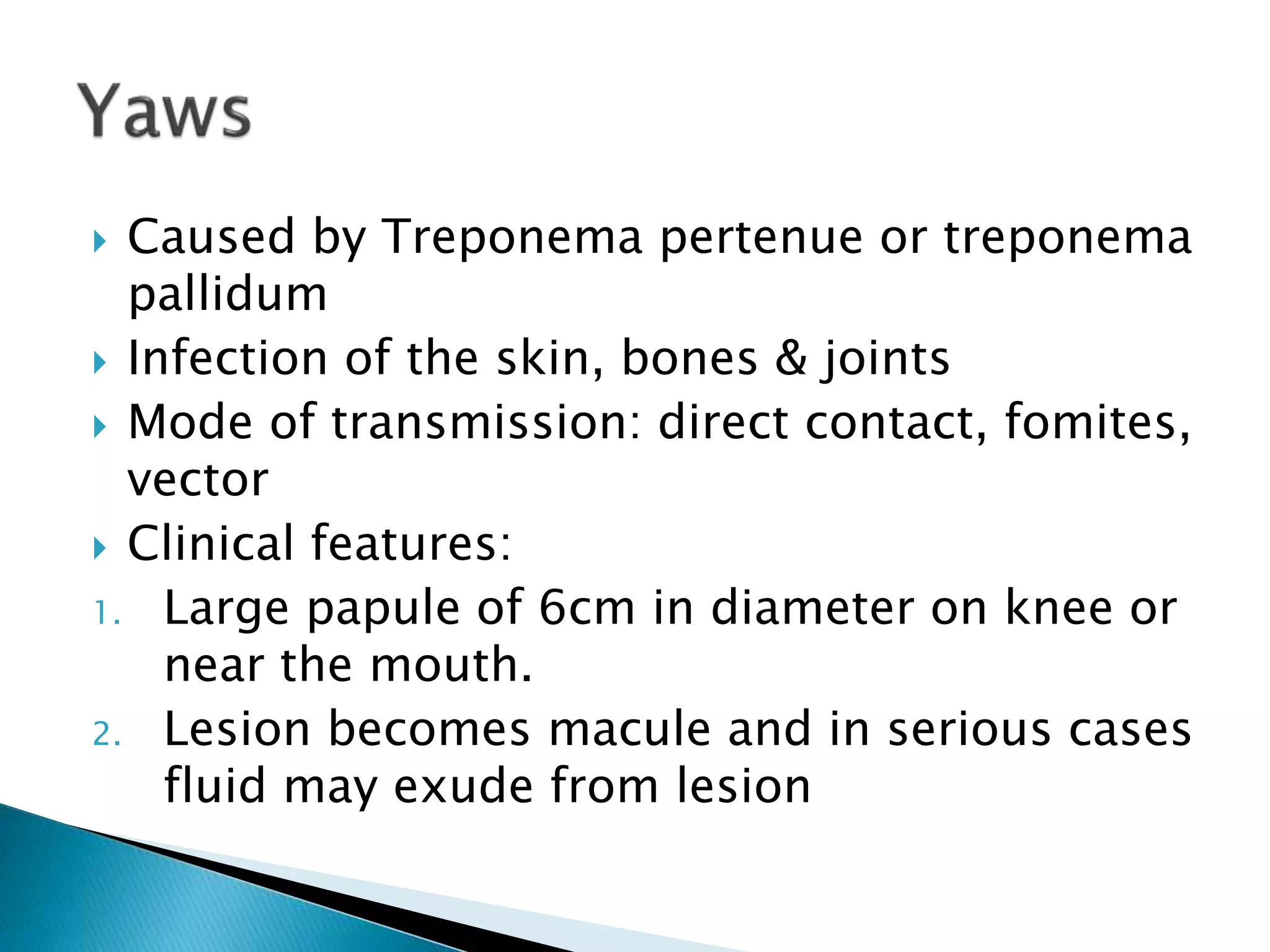 Guinea worm & yaws eradication programme | PPTX