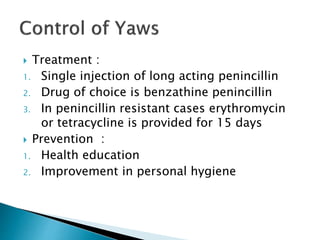 Guinea worm & yaws eradication programme | PPTX
