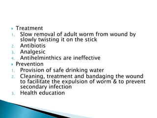 Guinea worm & yaws eradication programme | PPTX