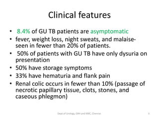 diagnosis and medical management of GUTB | PDF