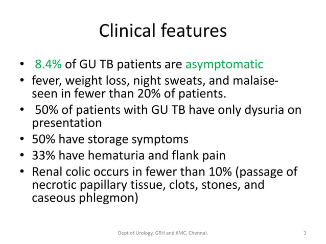 diagnosis and medical management of GUTB | PDF