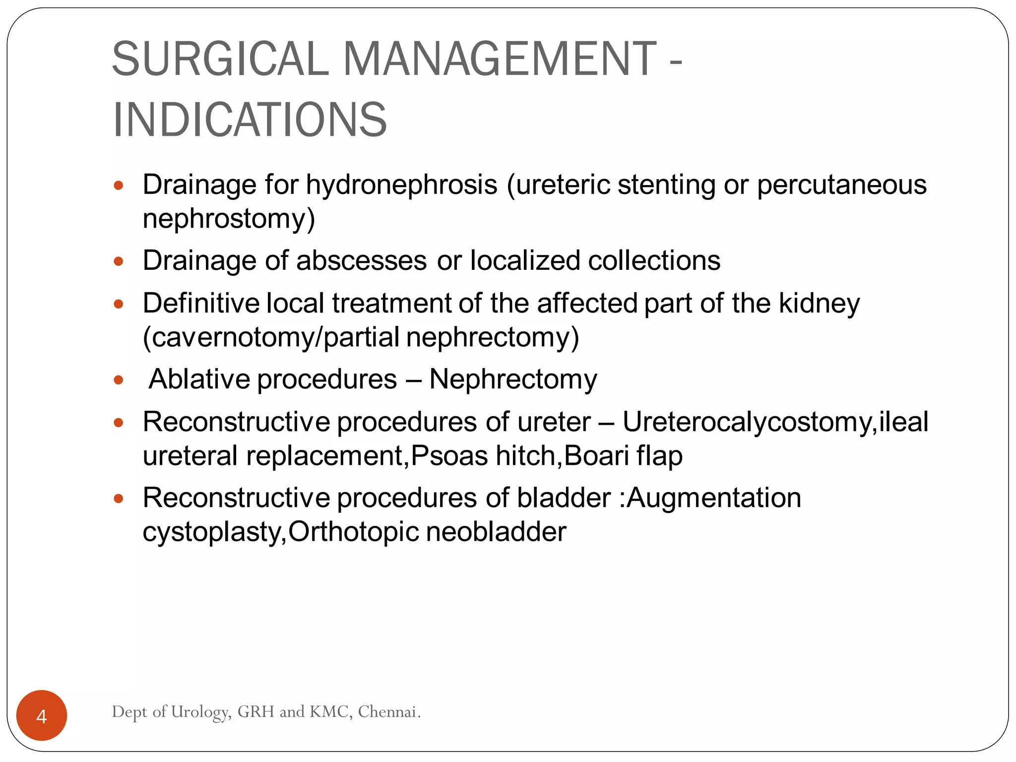 Surgical management of GUTB | PDF