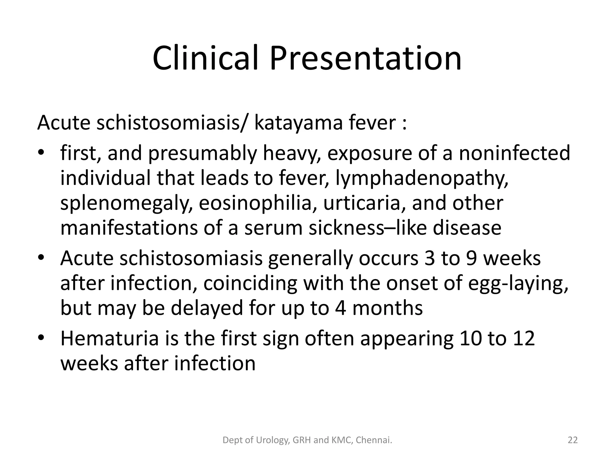 PARASITIC INFECTIONS IN UROLOGYS | PDF