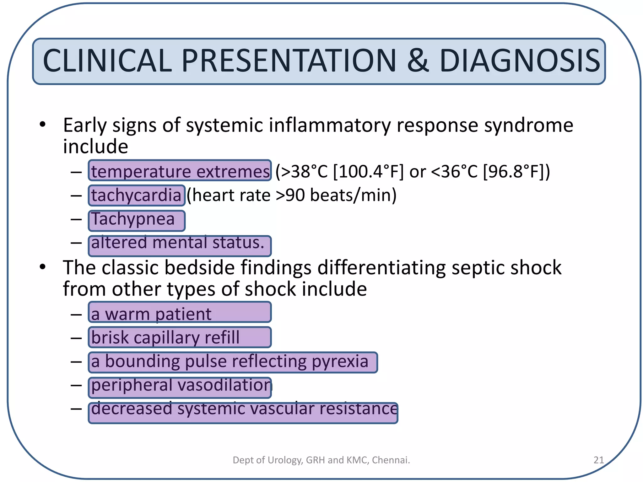 SESPSIS & SEPTIC SHOCK | PDF