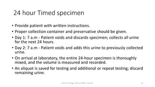 URINE ANALYSIS | PDF