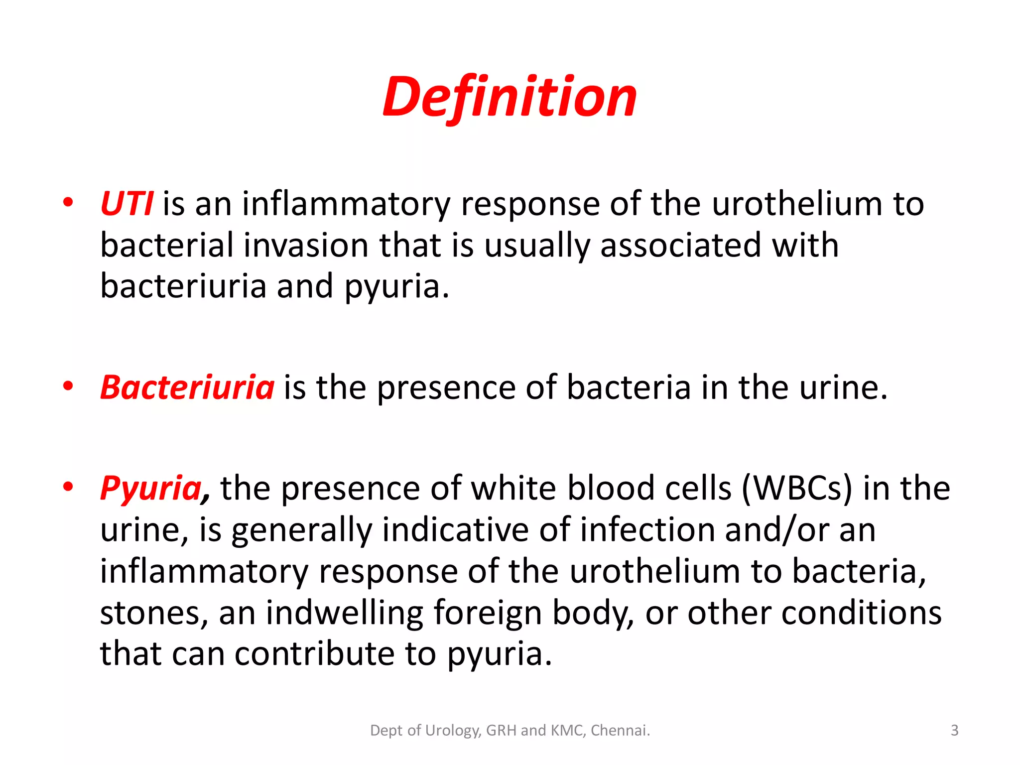 UPPER URINARY TRACT INFECTION | PDF