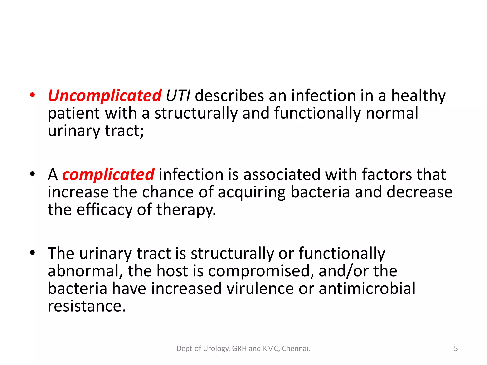 UPPER URINARY TRACT INFECTION | PDF