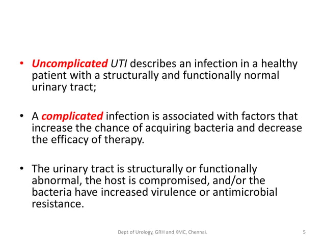 UPPER URINARY TRACT INFECTION | PDF